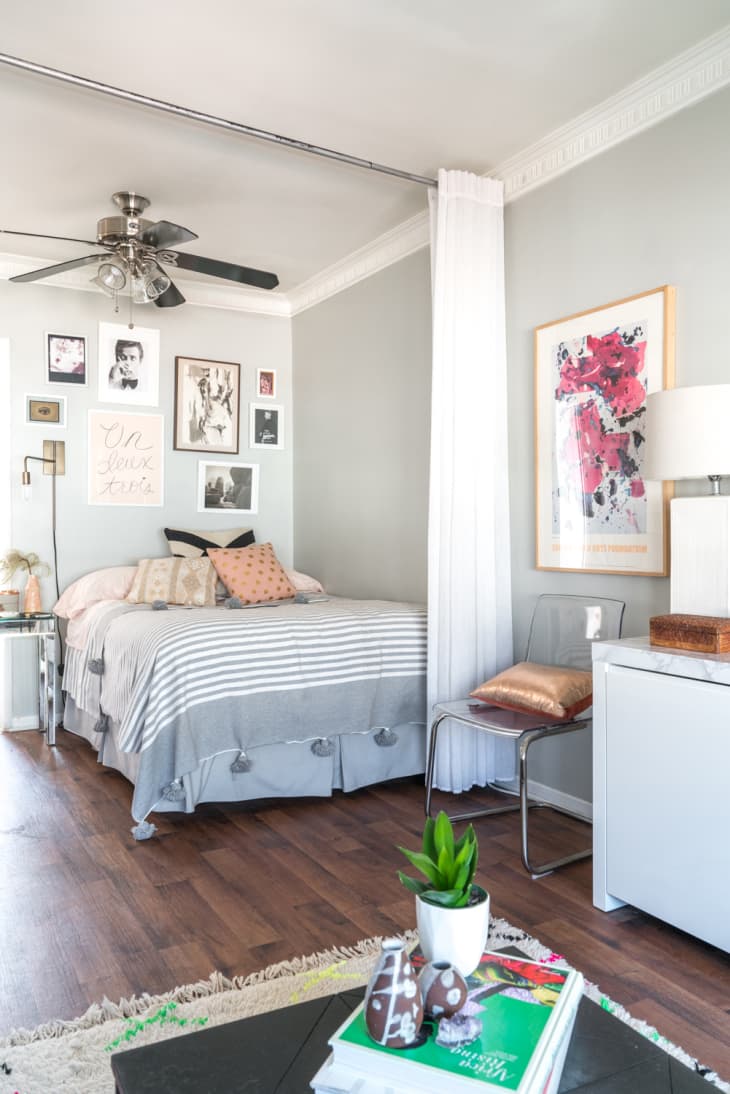 Studio Apartment Tips For Dividing A Bedroom Area Apartment Therapy